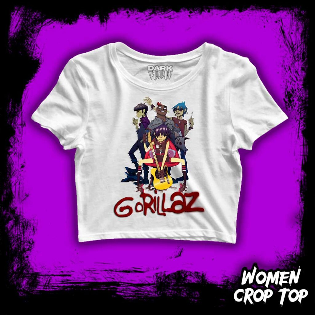 GORILLAZ BAND – CROP TOP